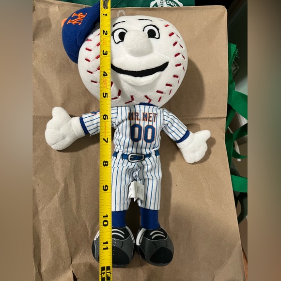 New York Mets | Toys | Ny Mets Baseball Mascot Mr Met Plush Toy | Poshmark